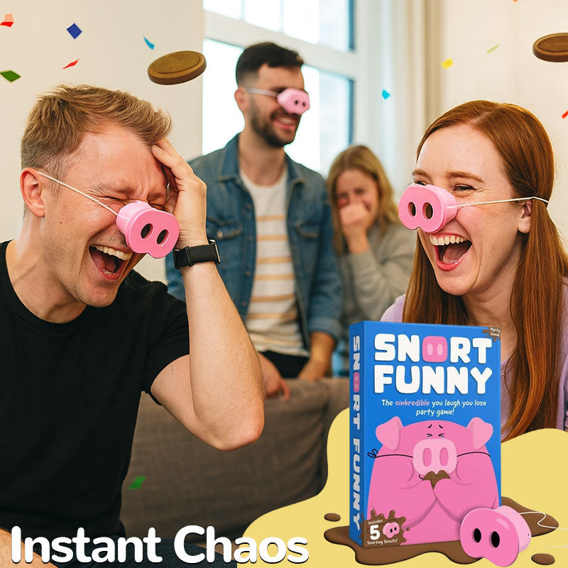 😂Snort Funny: The "Laugh &You Lose" Party Game 🐷 – Serogoes